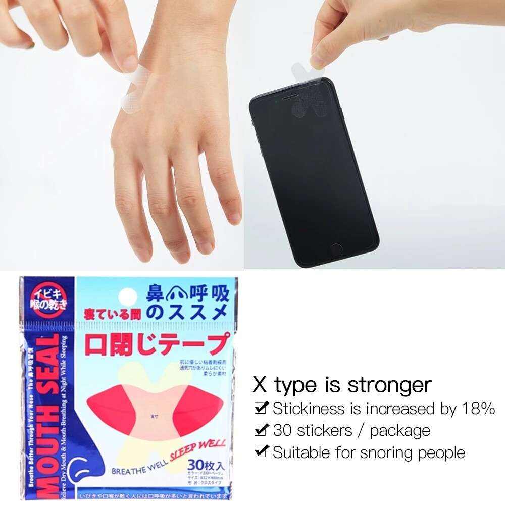 Mouth Tape Self-Care of Anti Snore Stickers Anti-snoring Adults ...