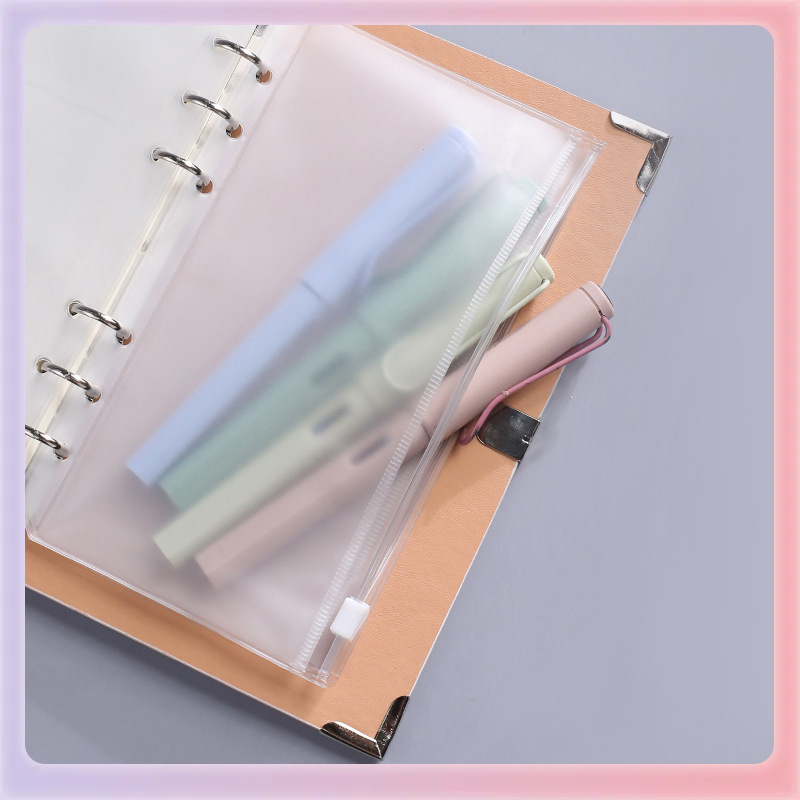 Envelope PVC A5/A6 bill bag,/pounch hand ledger organizer loose leaf ...