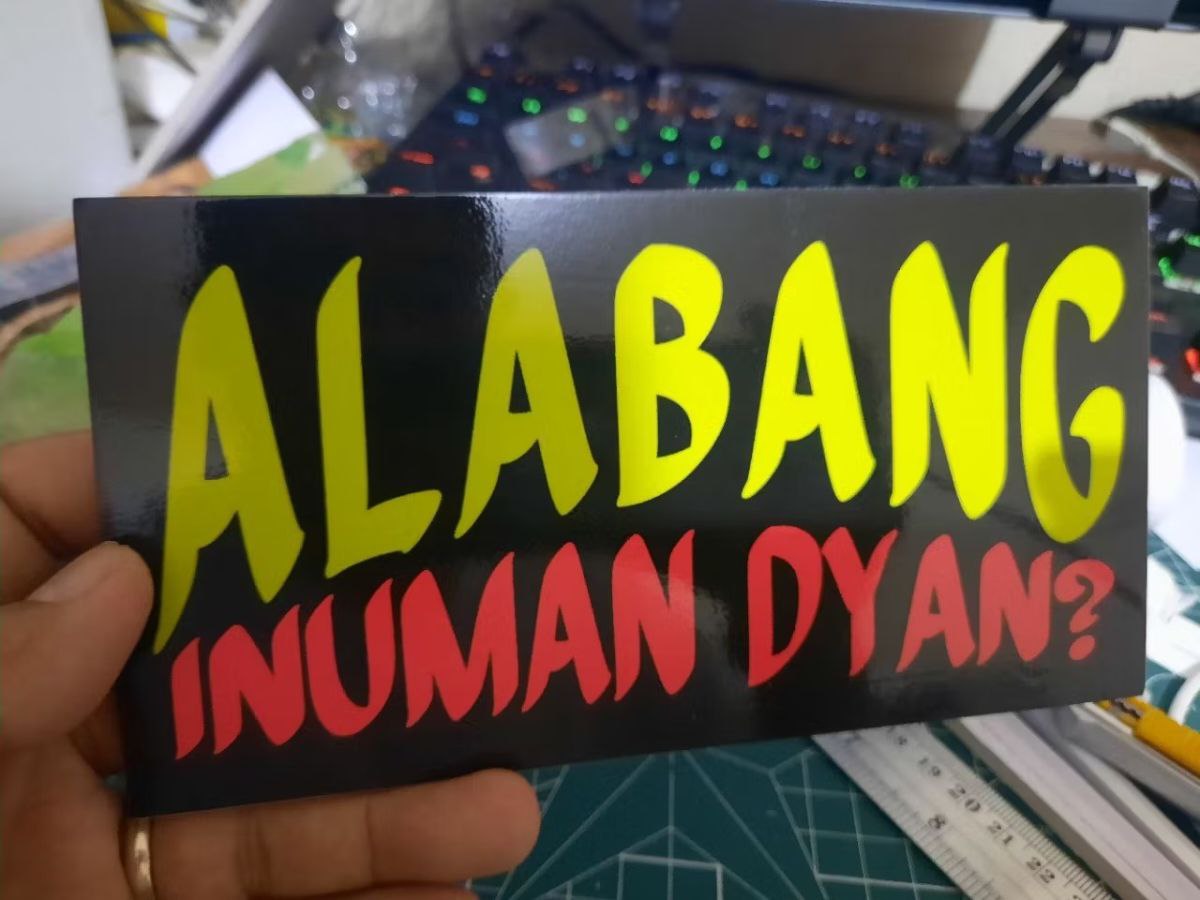 Jeepney Vinyl Sticker on Sintra 3mm – Souvenir | Funny Pinoy Signs ...