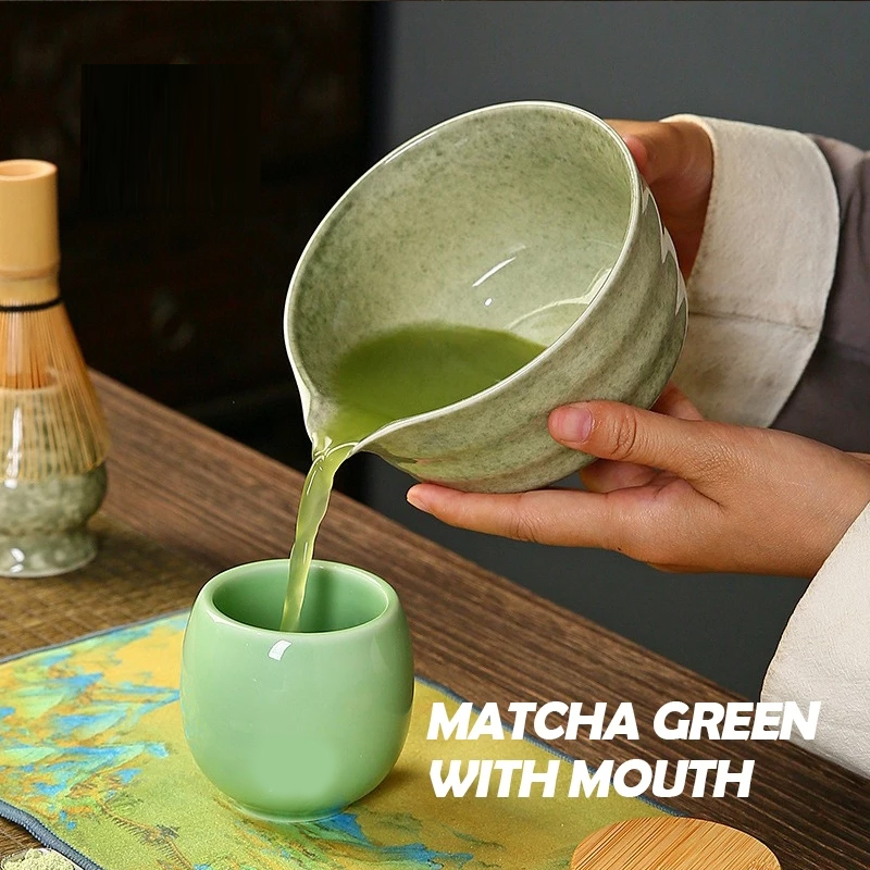 Traditional Matcha Gift Set Bamboo Matcha Whisk Spoon Ceramic Matcha ...