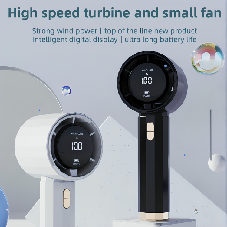 K01 Portable Handheld High-Speed Turbo Fan Rechargeable 6000mAh 1 to ...