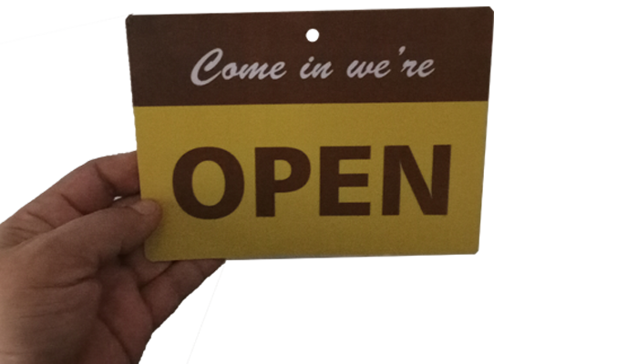 Open Closed back to back PVC Signage | Shopee Philippines