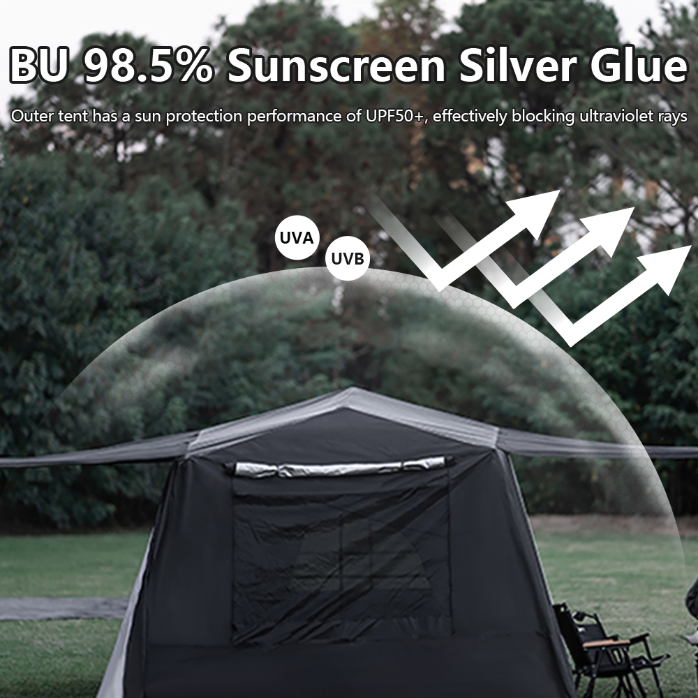 KEEPHIKE ridge tent outdoor fully automatic aluminum pole family ...