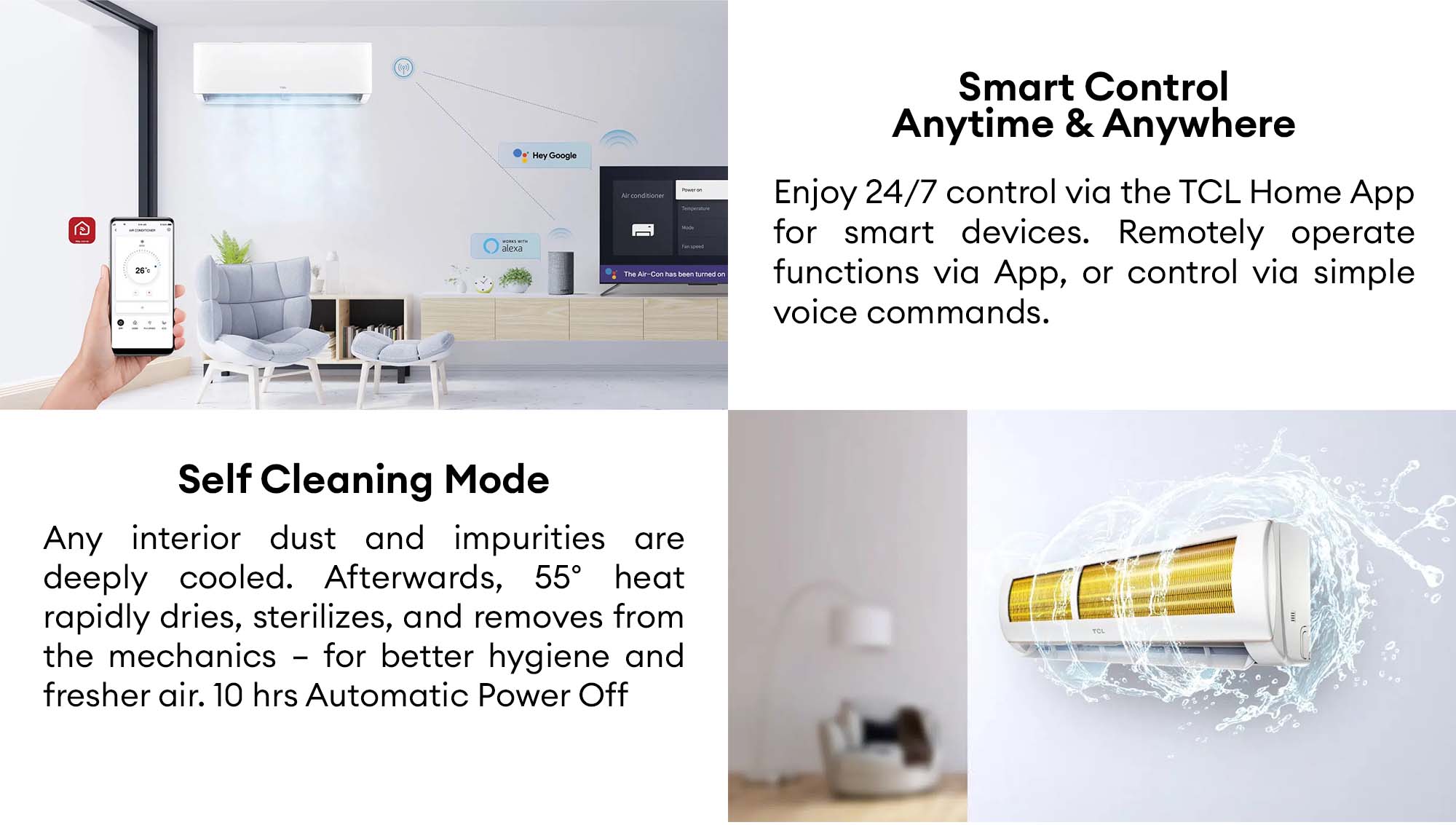 TCL UV Connect+ Series Inverter Aircon Split-type Air Conditioner ...