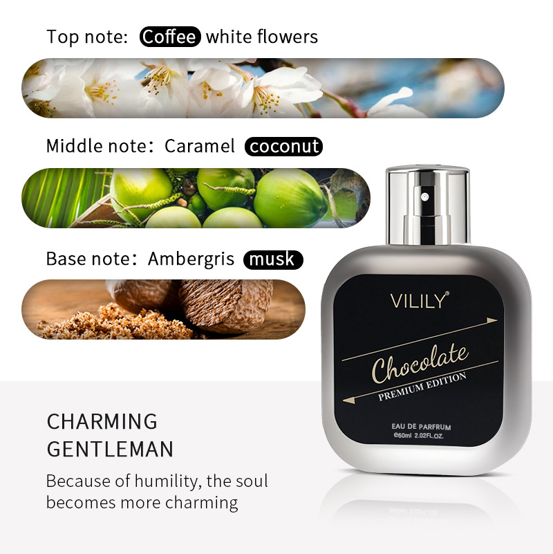 【COD】VILILY Chocolate 60ML Collection Perfume Long Lasting Fragrance ...