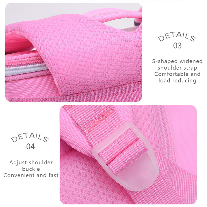 School Bag For Kids Boy 3D Astronaut Ridge Protection Backpack 1-6 ...