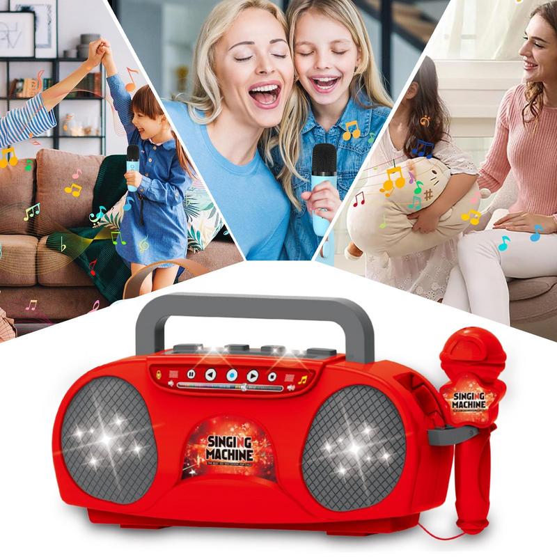 AlturaX Singing Machine for Kids, Educational Toy Mic with Musical ...