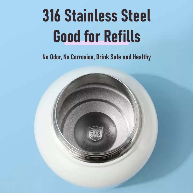 680ml hot and cold tumbler aesthetic celebrity carrying pot 316 thermos stainless steel ...