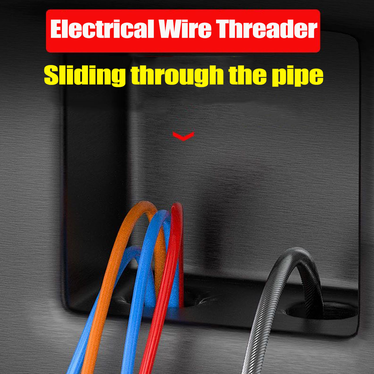 10-20m Electrician Conduit Ducting Cable Puller Pushing Steel Rope Line ...