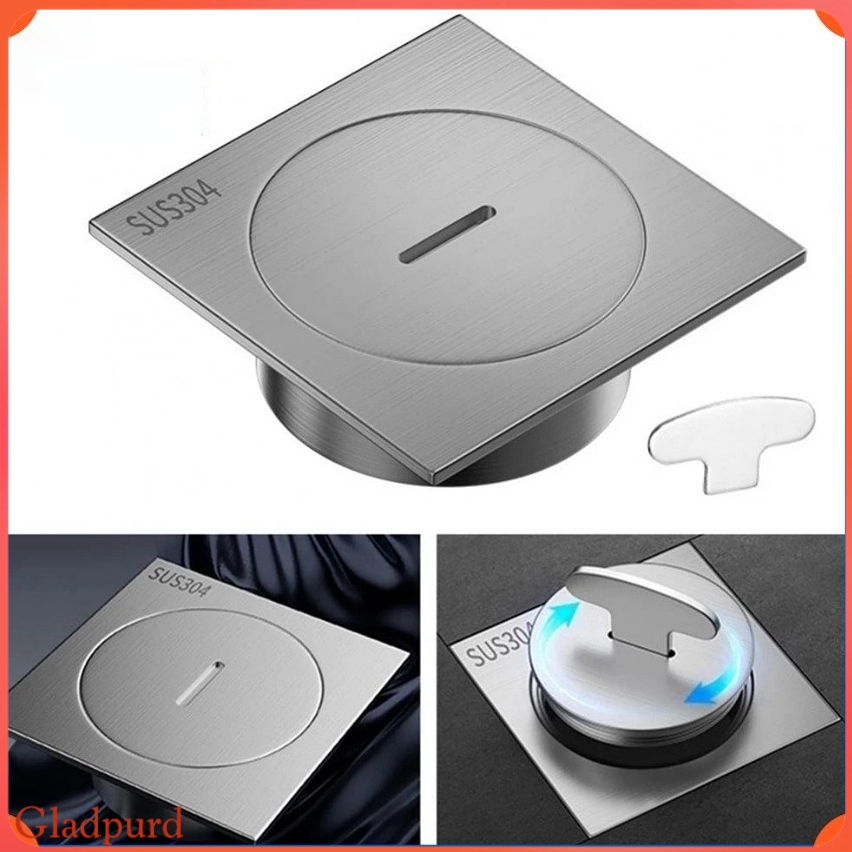 Heavy Duty Floor Clean Out 304 stainless 4x4 and 5x5 Clean Out Floor ...