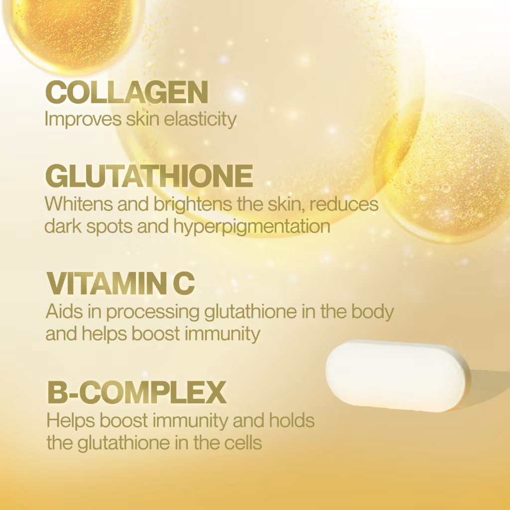 GorgeousGlowPH Stellar Glow+ Glutathione Collagen Caplets | Shopee ...