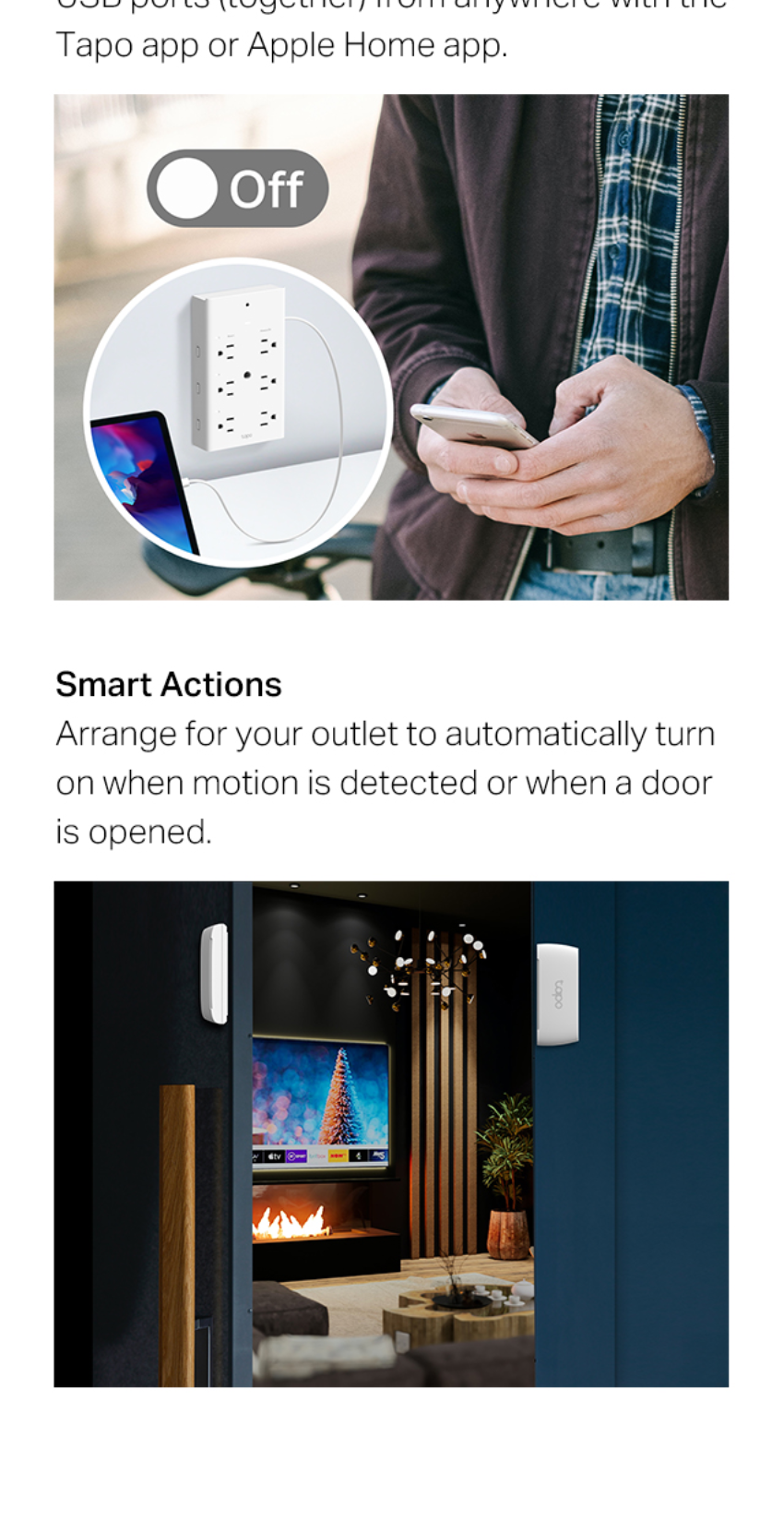 TP-Link | Tapo P306 | Smart | Wi-Fi | 9-In-1 | Fast Charging | Outlet ...