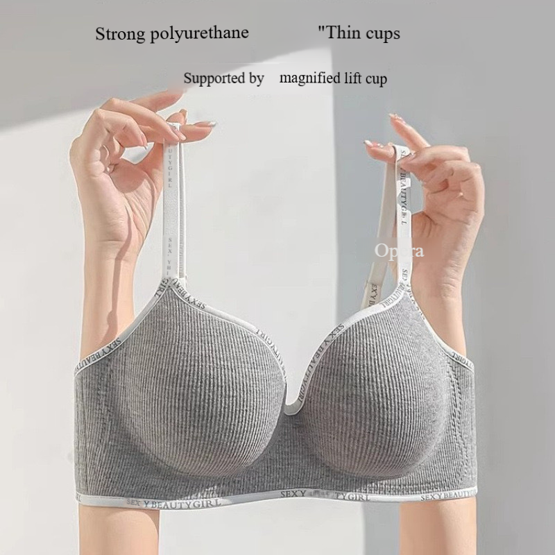 Zyla Seamless Invisible Thick Cup Cotton Bra for Women Push Up Women ...