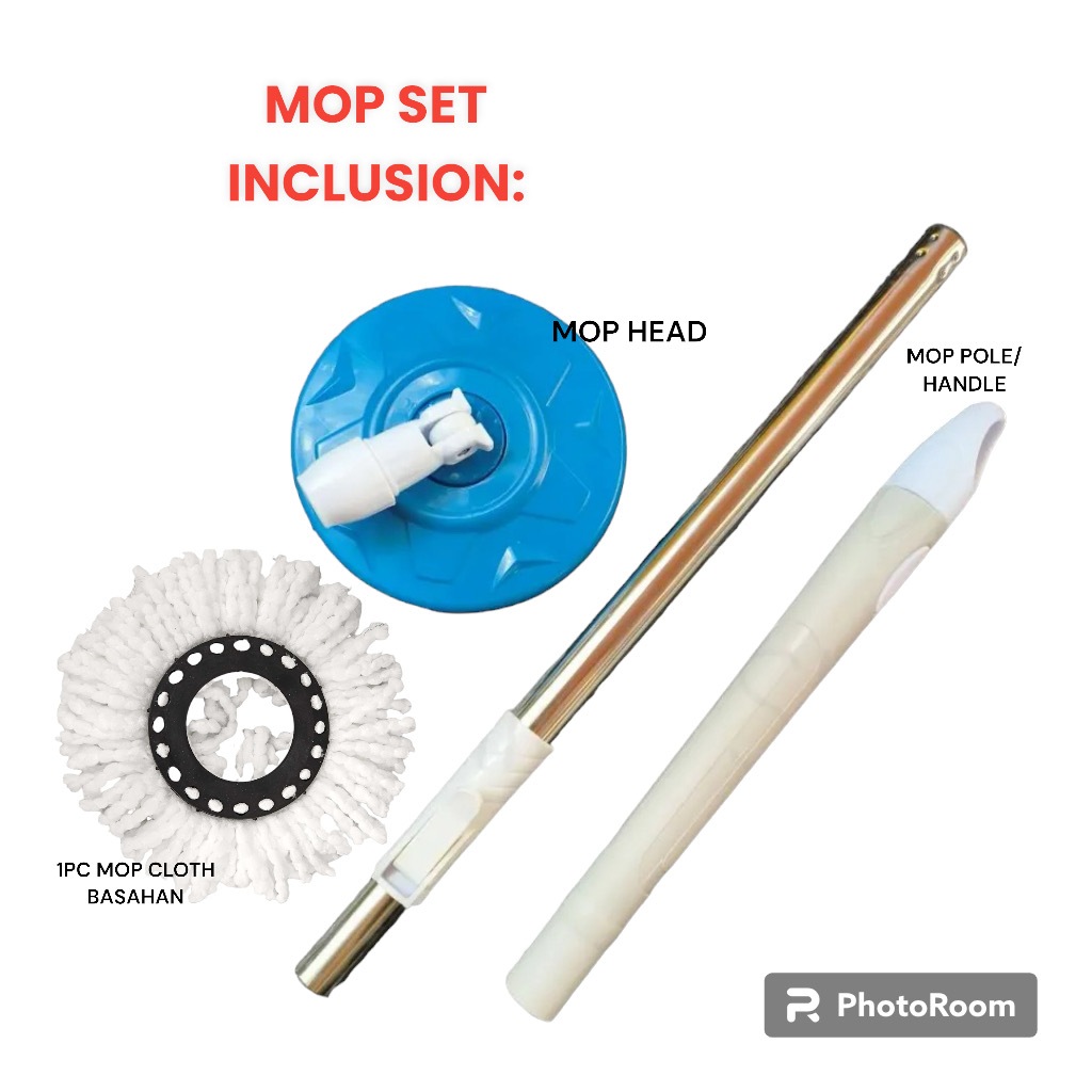 NEW Spinning mop handle replacement for floor 360 degree rotating mop ...