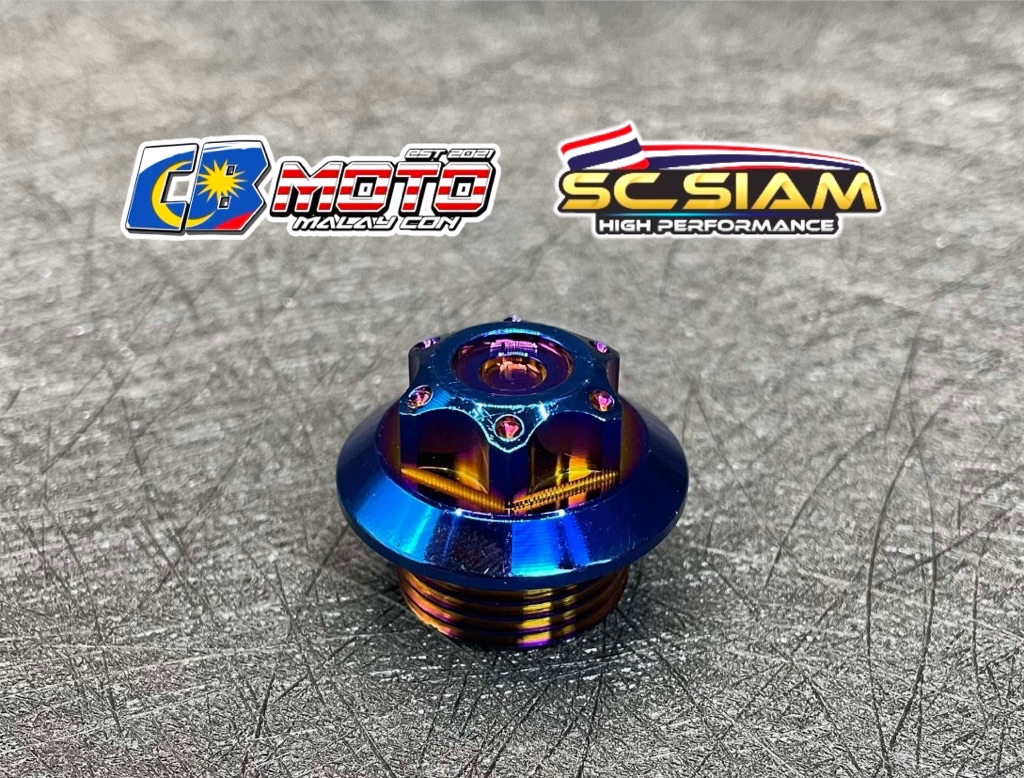 HENG ENGINE OIL BOLT FOR SKYDRIVE / RAIDER CARB / FI / XMAX / SMASH ...