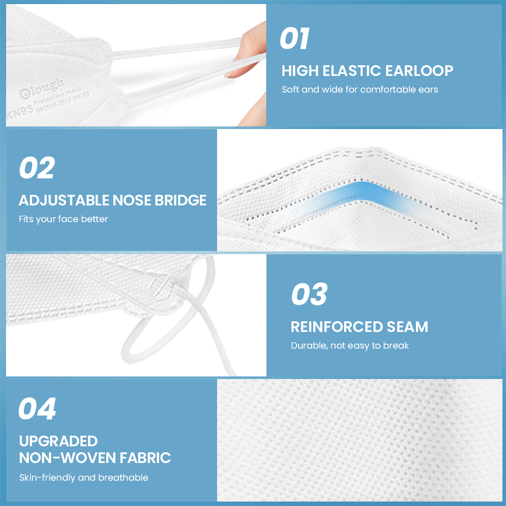 50pcs KF94 Black face mask Original Korea kf94 mask Reusable Disposable ...