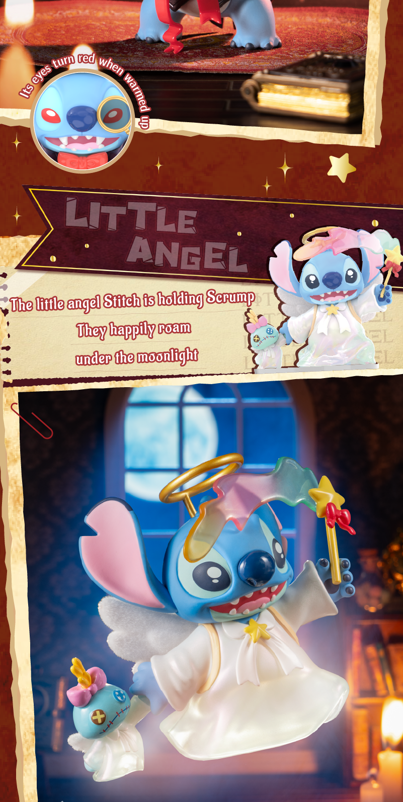 MINISO TOP TOY Disney Stitch's Wacky Diary 2.0 Series Blind Box Set ...