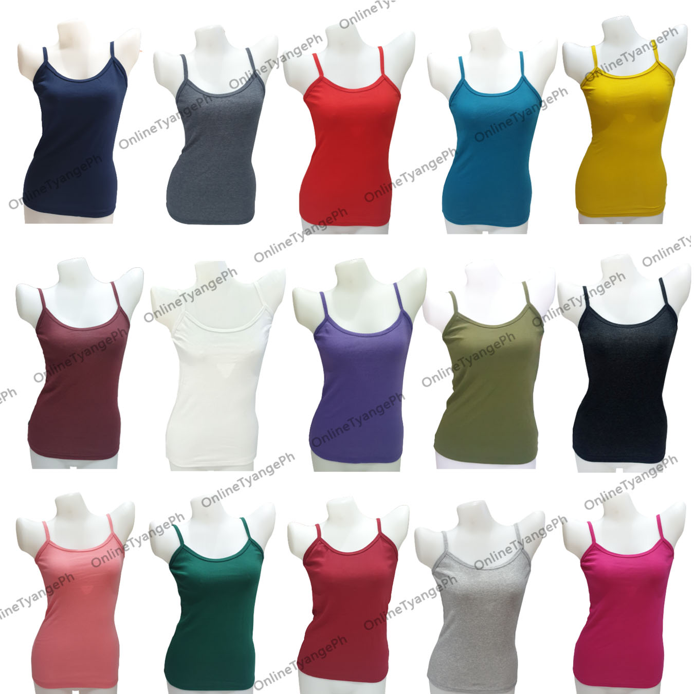 NEW Plain Spaghetti Strap Sando for Women | Freesize Tank Top Camisole ...