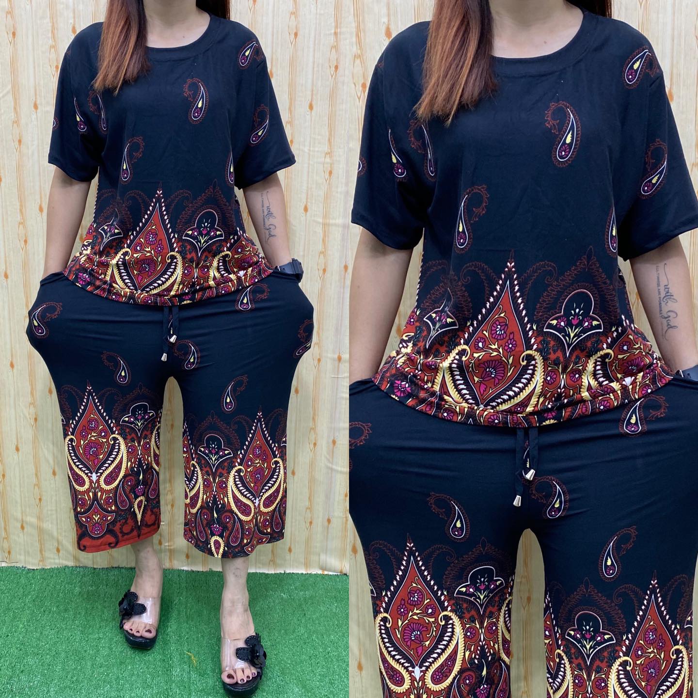 TERNO SQUAREPANTS WITH SIDE POCKET FIT MEDIUM UP TO XL | Shopee Philippines