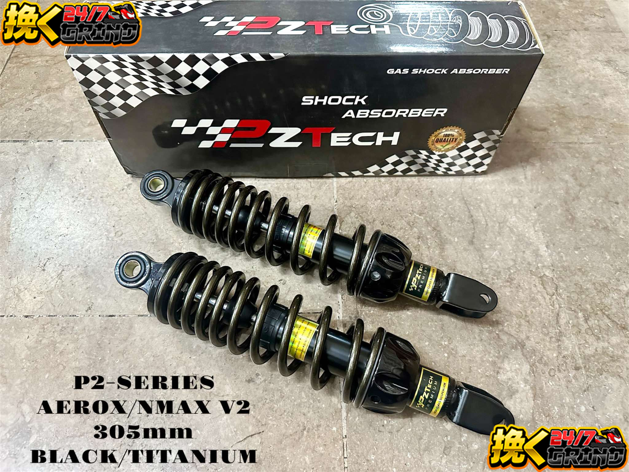 Race Power Adjustable Motorcycle Rear Shock Pcx 160 / Pcx 150 / ADV 150 ...