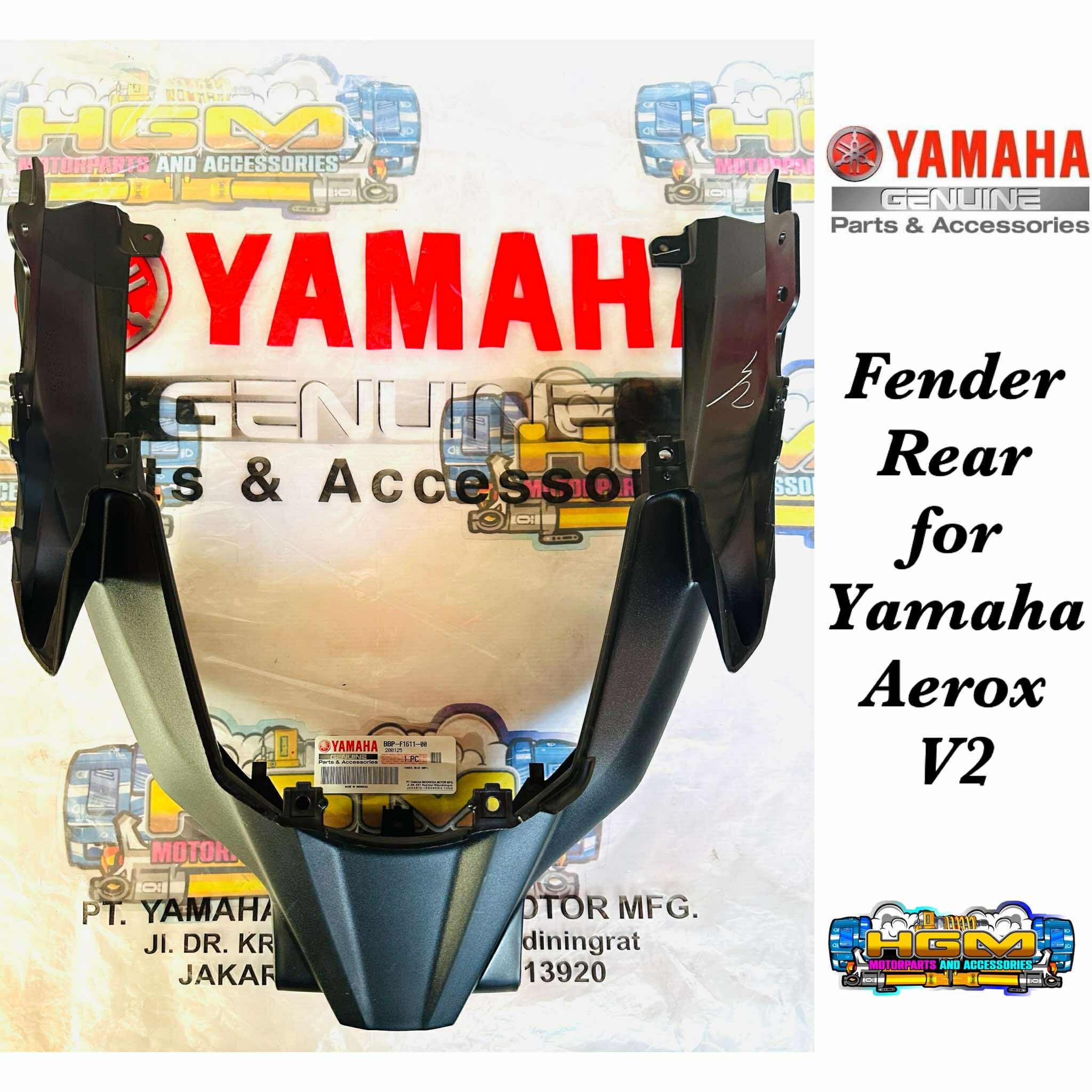 FENDER REAR FOR YAMAHA AEROX V2 | YAMAHA GENUINE PARTS | BBP-F1611-00 ...