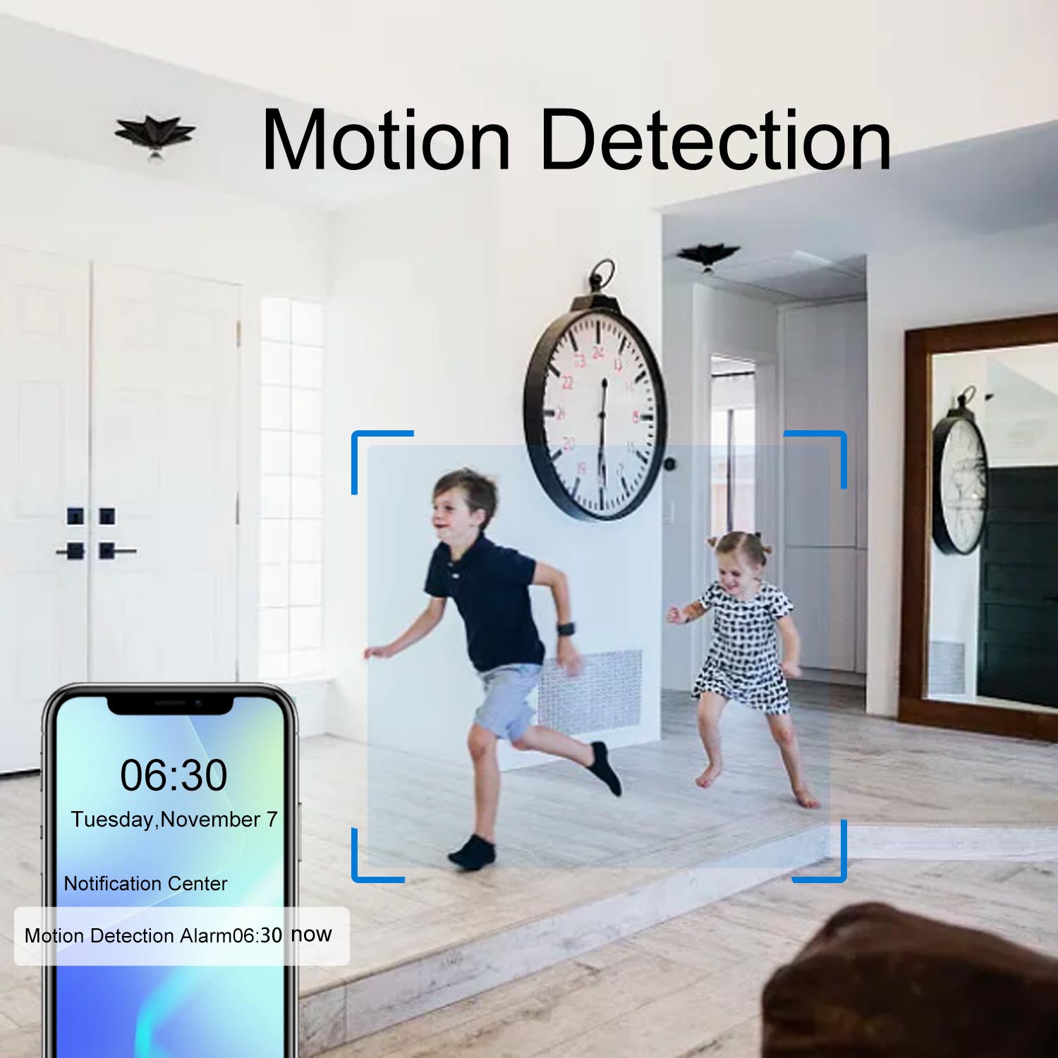 1080P WiFi Security Spy Hidden Camera with Motion Detection and Remote ...