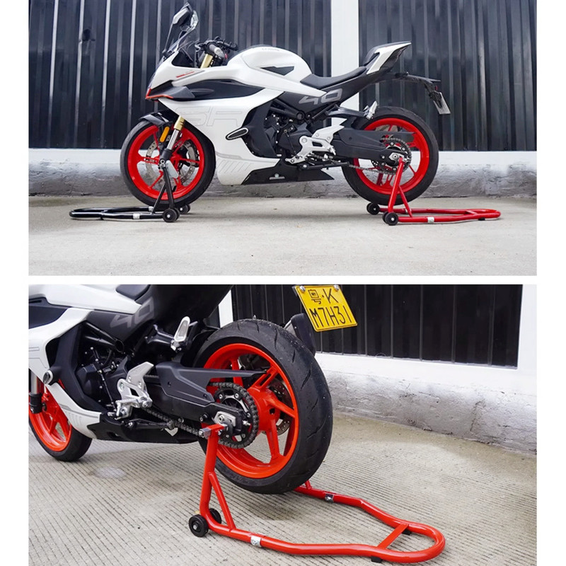 Motorcycle frame, rear wheel support frame, scooter parking frame ...