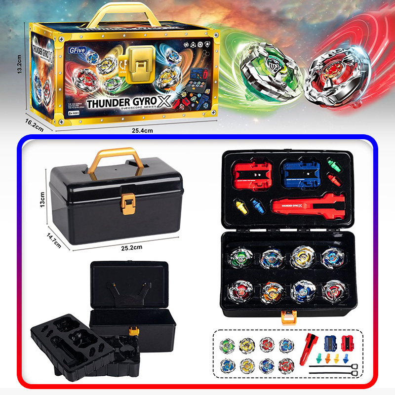 Beyblade X Series Dynamic Spinning Top Alloy Single Beyblade Assembly ...