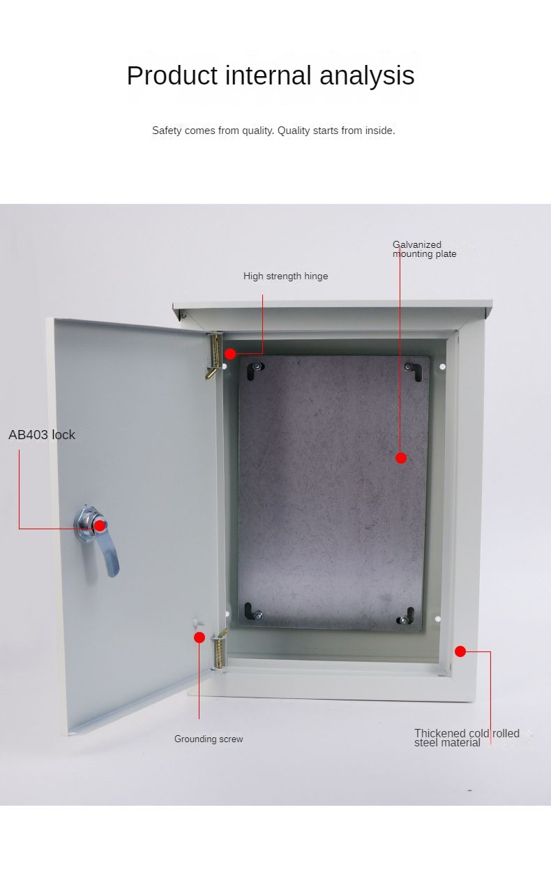 Uniono Metal Enclosure Box Electrical Circuit Box Panel Box ...
