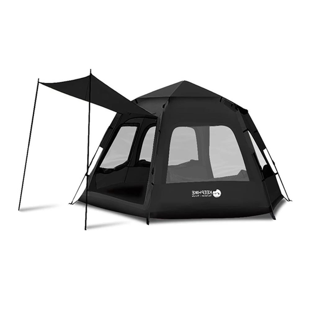 KEEPHIKE 2-4 person tent outdoor hexagonal portable folding camping ...