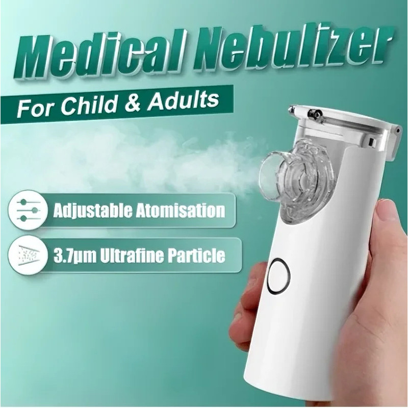 Portable Nebulizer Handheld Mesh Inhaler Ultrasonic Atomizer for Asthma ...