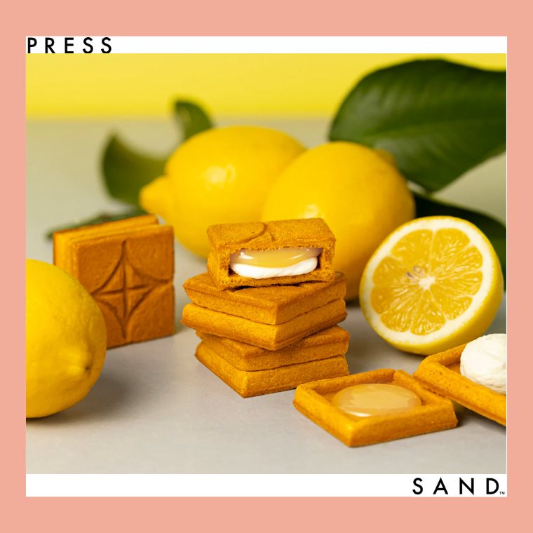 [New] PRESS BUTTER SAND Peach / Lemon 2 type [Direct from Japan ...