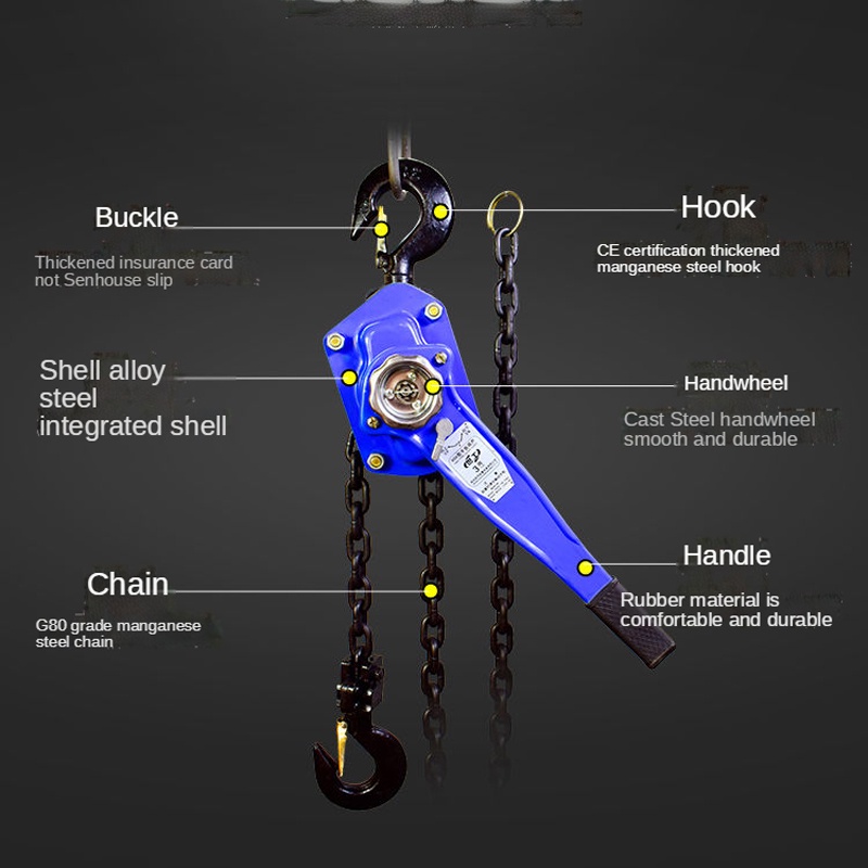 Chain Leverl Block Ratchet Puller Lever Chaln hoist Manual Block Hand ...