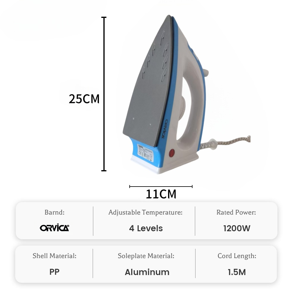 Upgraded Dry & Steam iron Portable Iron Electric Iron Handheld Steam ...