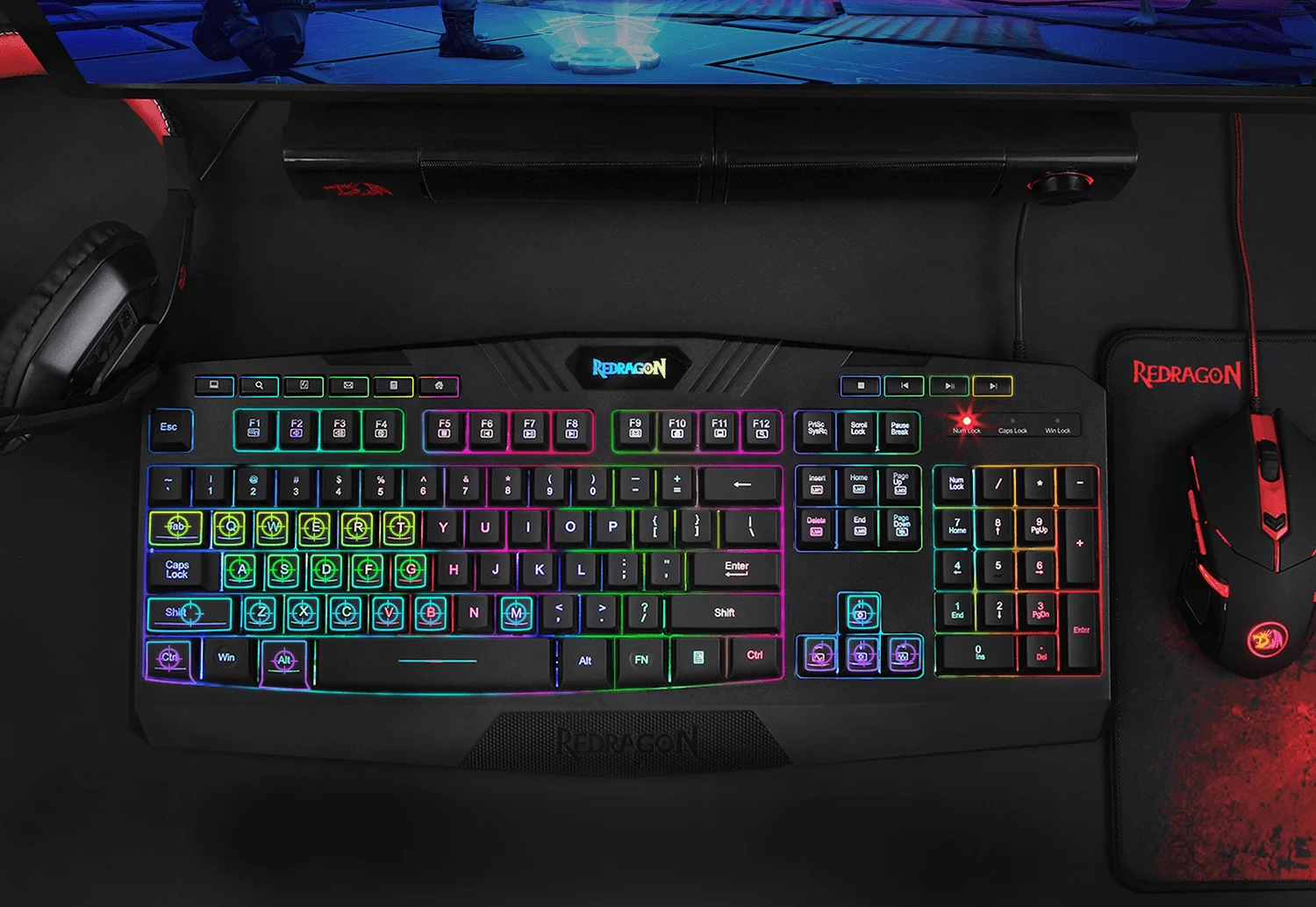 Redragon S101-BA-2 4in1 Gaming Keyboard & Mouse Combo | Shopee Philippines