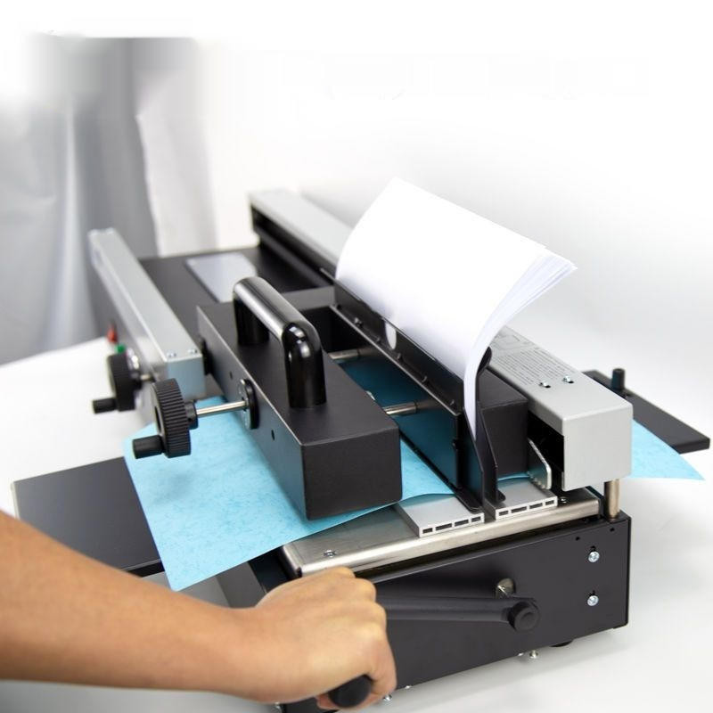 A4 adhesive binding machine, wireless desktop hot melt adhesive granule ...