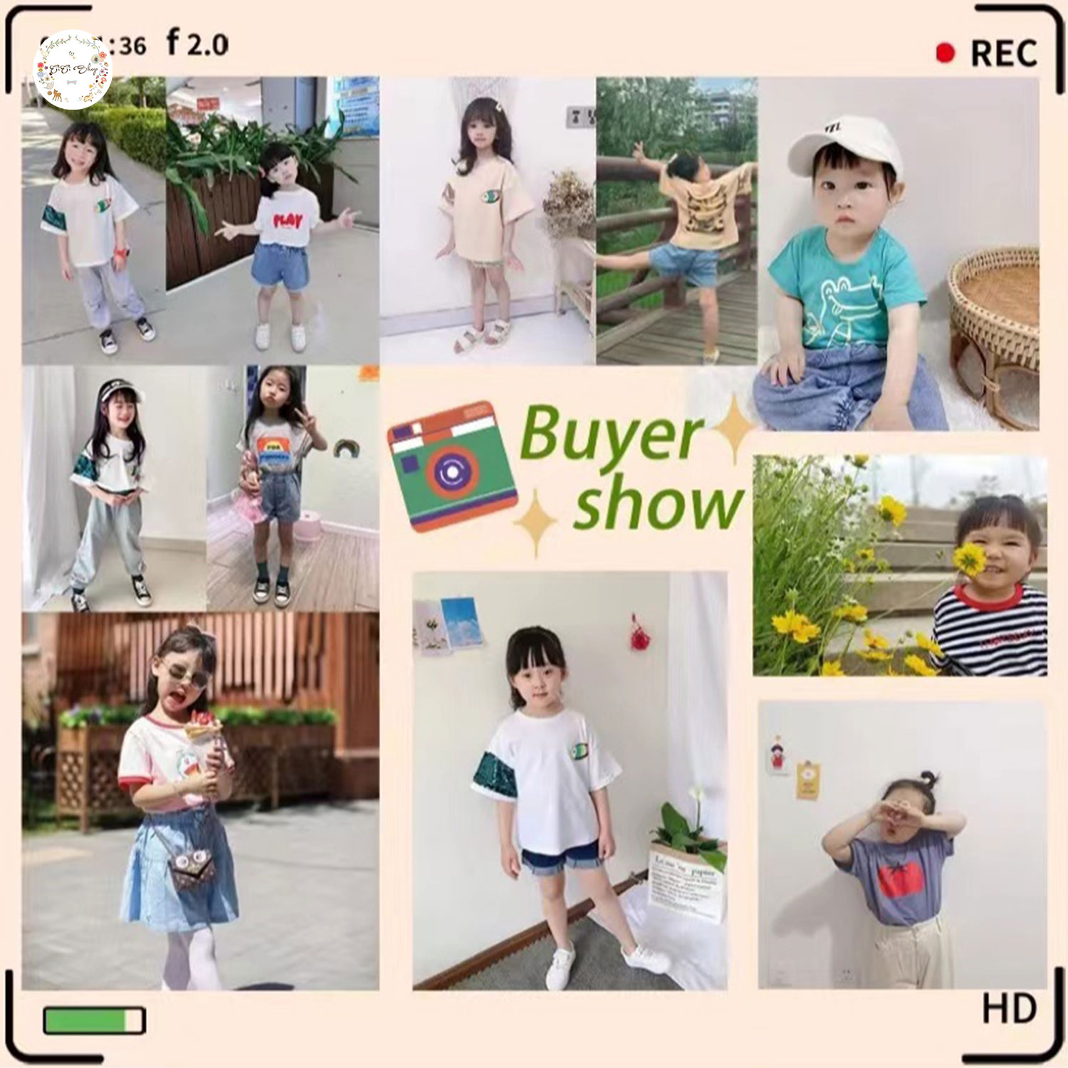 Buy2 Get1 CICI Baby Girl Cotton T Shirts 3pc Blouse Pajama Shirt Kids ...