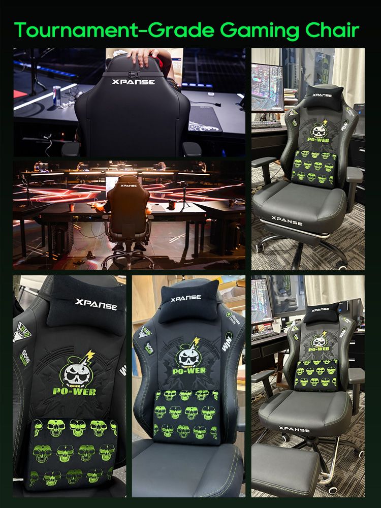 Xpanse Leather Gaming Chair Ergonomic Office Chair Computer Chair ...