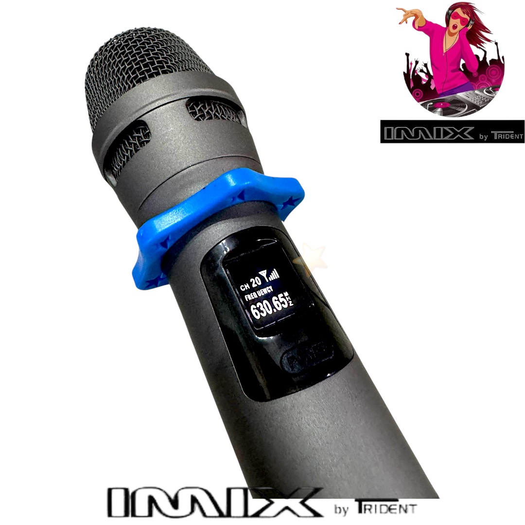 TRIDENT TR09 Single UHF rechargeable wireless microphone wireless plug ...
