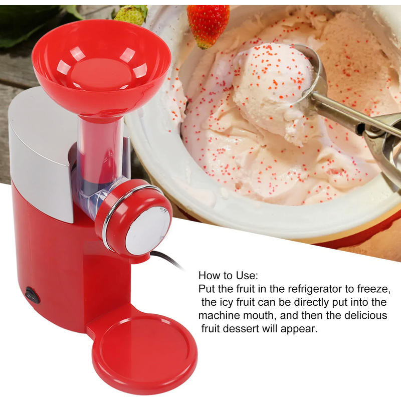 Fruit Dessert Machine Home Ice Cream Machine Icecream Maker Fruit Ice ...