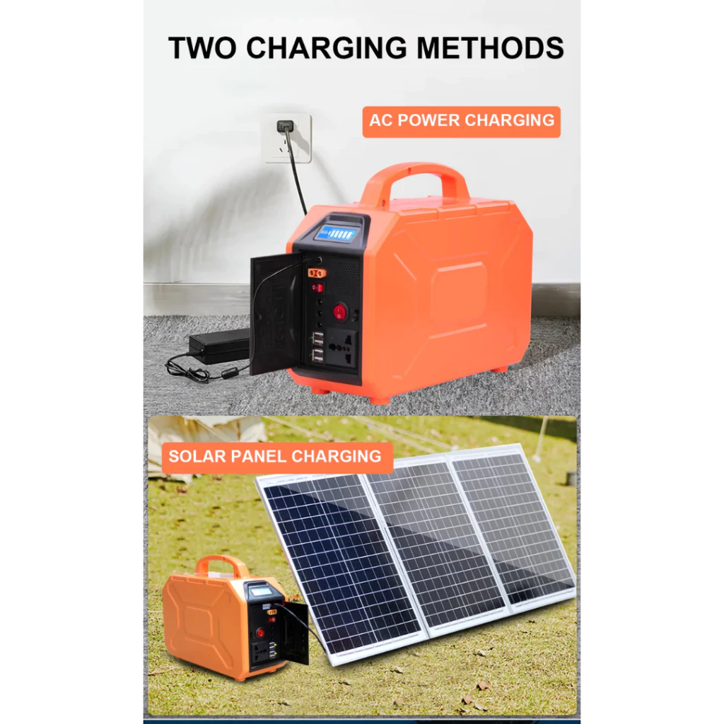 EG003PB [200W] Power Station with Solar Panel Power Generators Portable ...