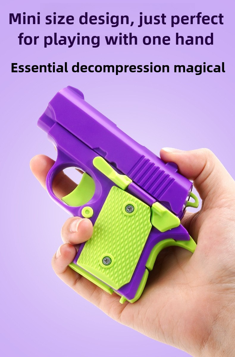 3D Toy Guns Mini Turnip Carrot Gun Models Multiple Colors Children's ...