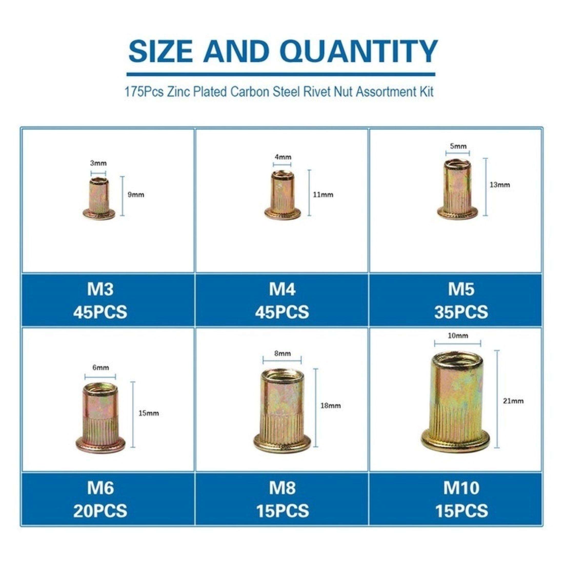 Riveter Nut GunBT606 Blind Heavy Hand Inser Rivet Nut Tool Manual ...