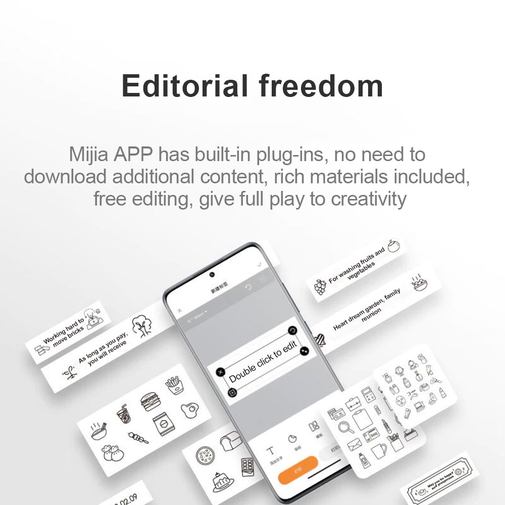 Xiaomi Smart Label Printer Portable Machine Mini Pocket Thermal ...