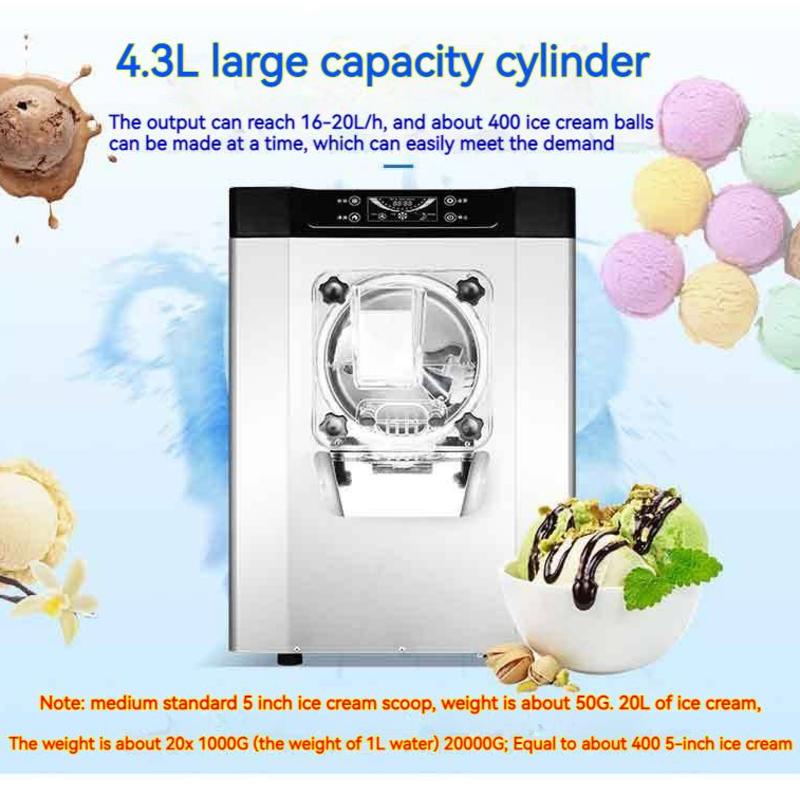 Hard ice cream machine commercial fully automatic large-tonnage ...
