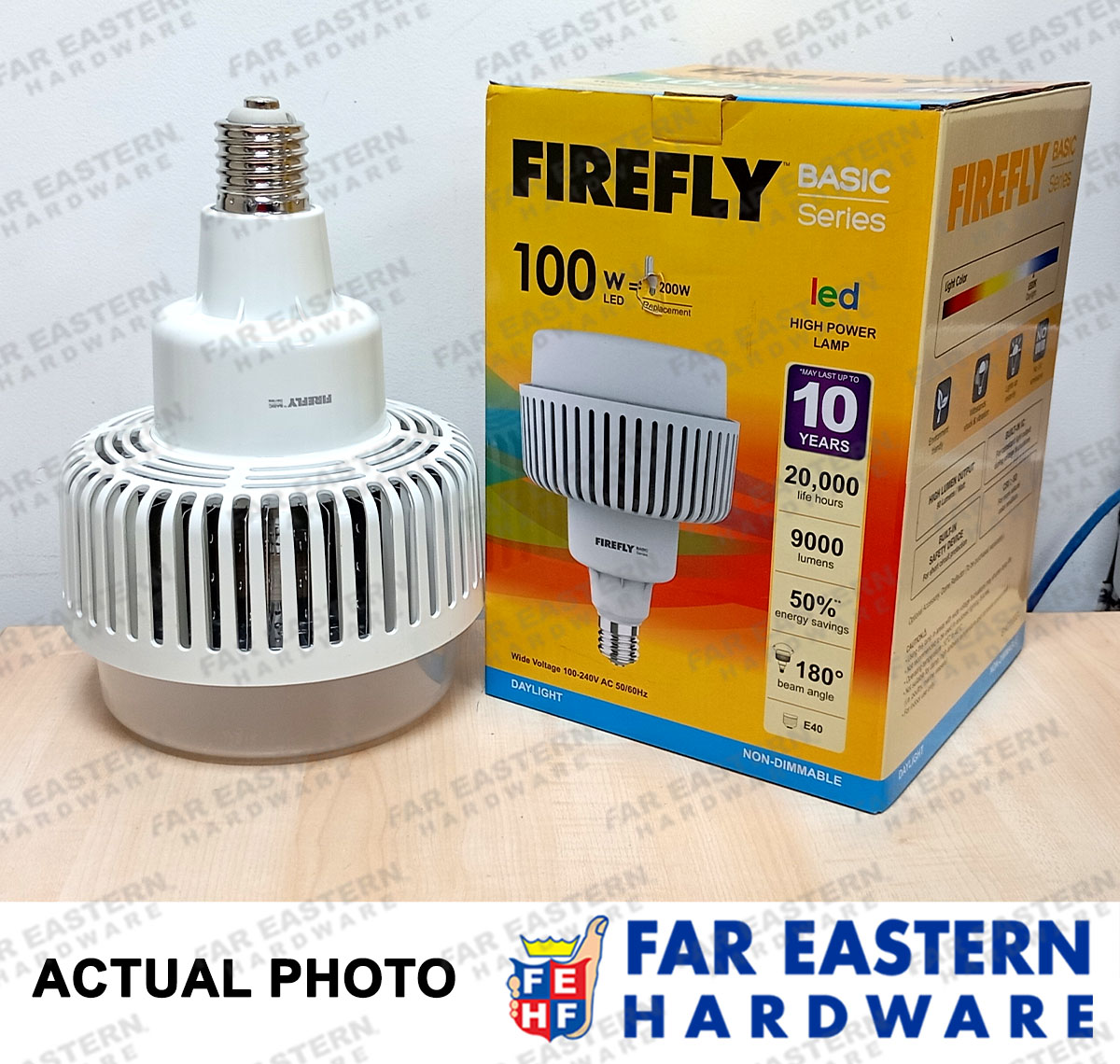 FIREFLY High Power LED Warehouse Light Lamp Daylight 100W EHC1100DL ...
