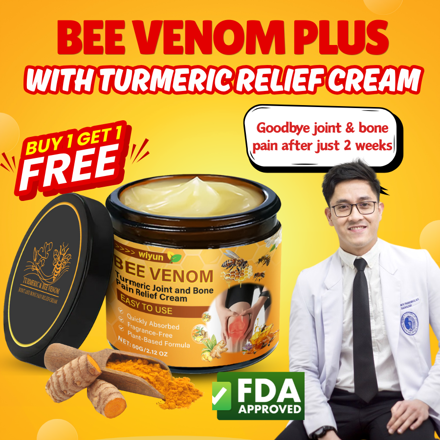 Bee Venom Plus Turmeric Original For Arthritis Venom Pain Relief Repair ...