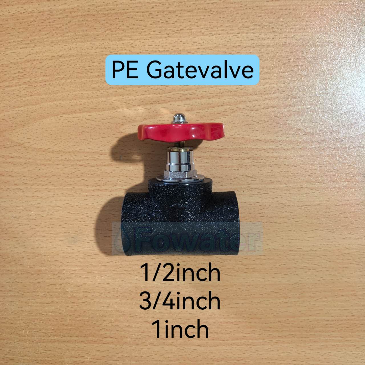 (Need Fusion Machine)PPR White/PE Black Gate Valve (1/2 ,3/4,1inch ...