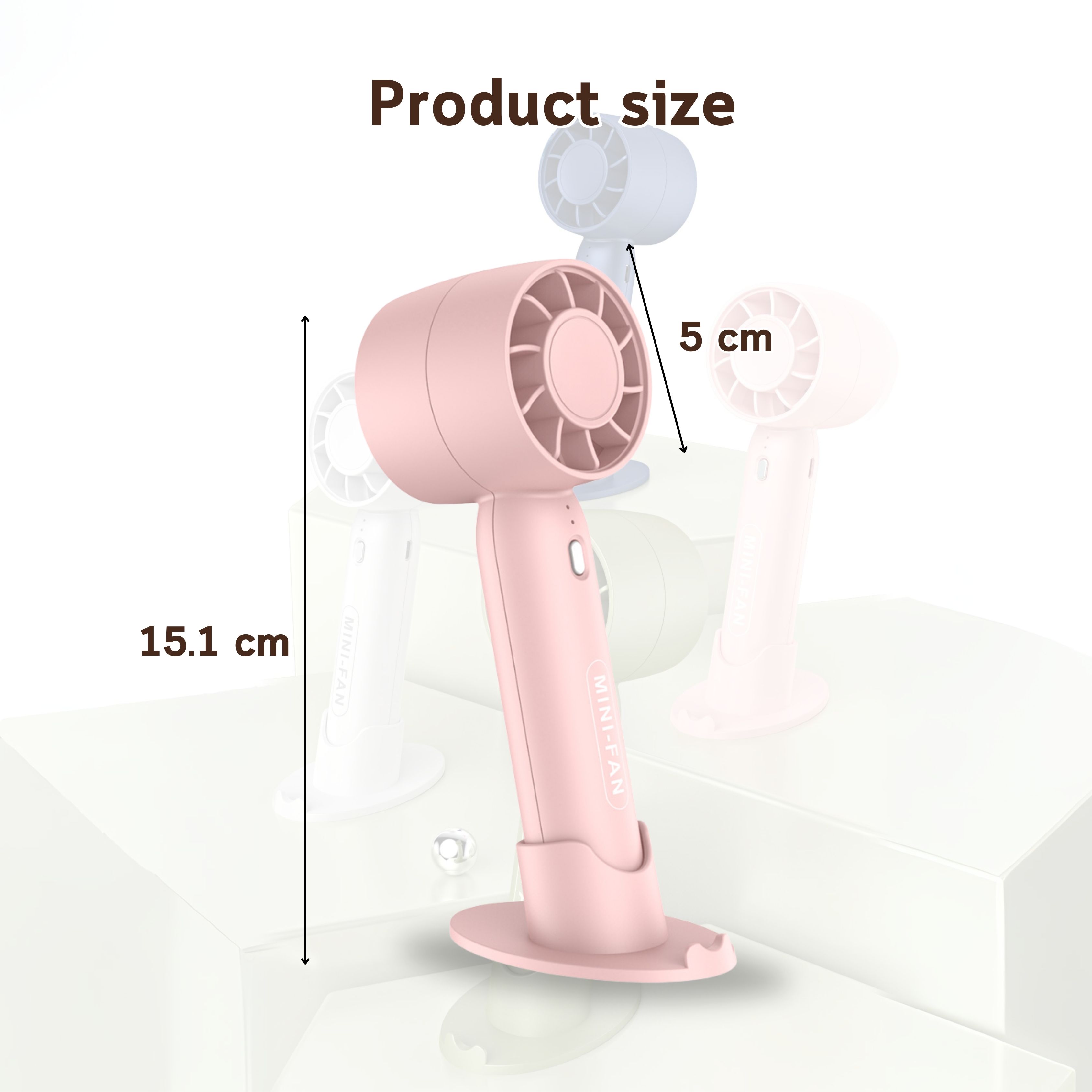 BUY 1 TAKE 1 Portable Turbo Mini Fan USB Rechargeable Mini Fan ...