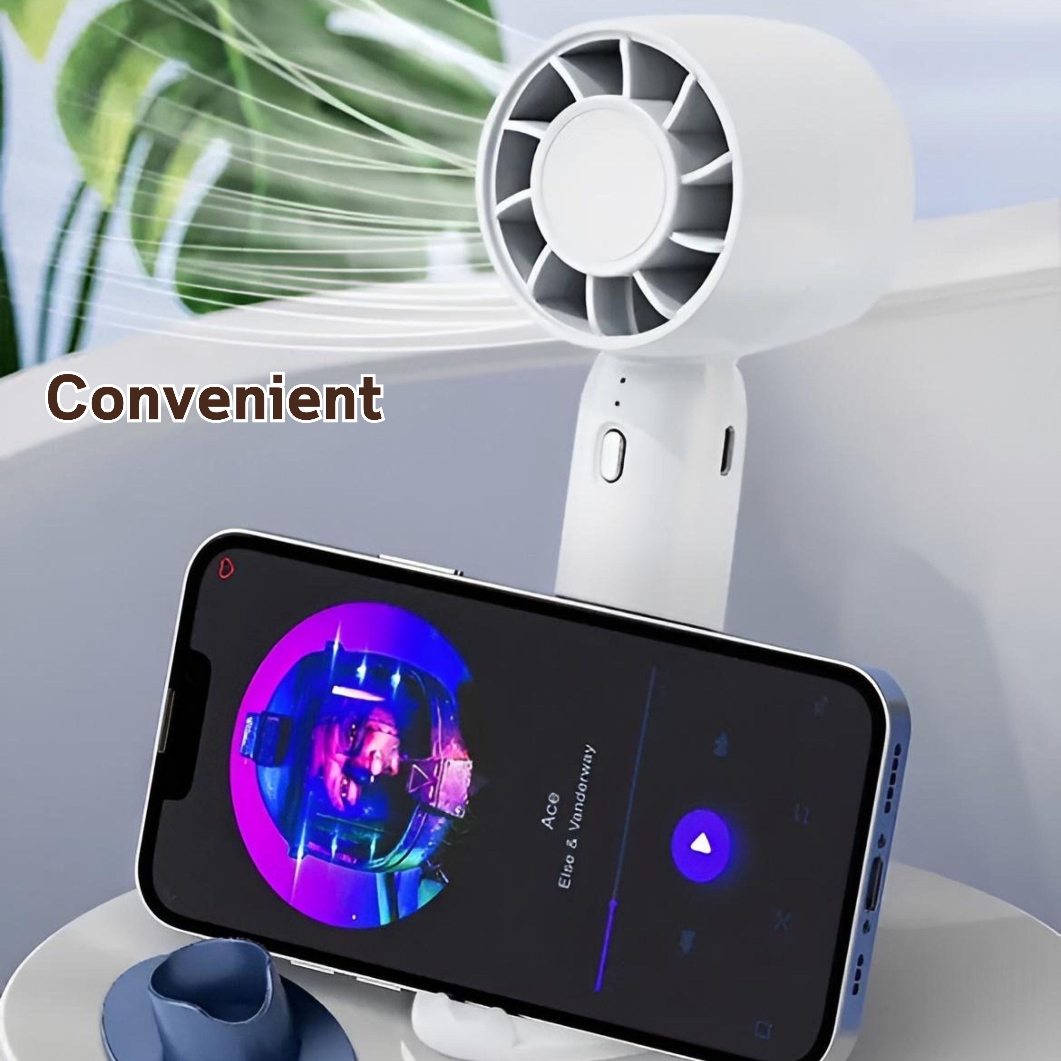 BUY 1 TAKE 1 Portable Turbo Mini Fan USB Rechargeable Mini Fan ...